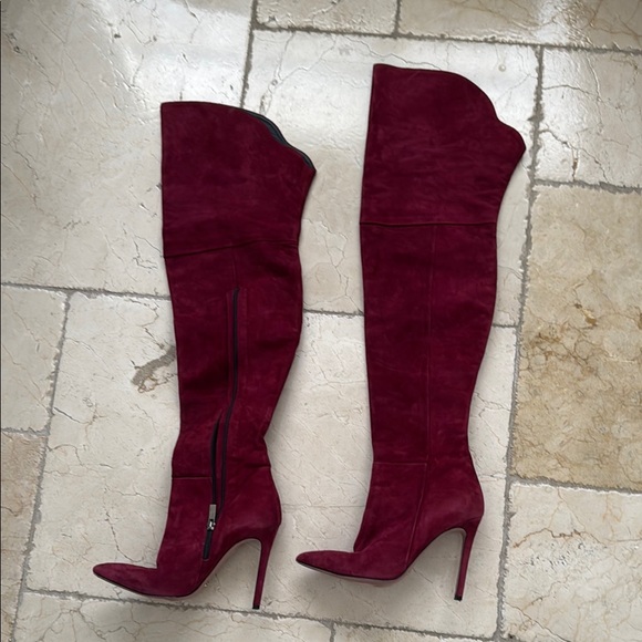 Vero Cuoio | Shoes | Vero Cuoio Red Over The Knee Boots | Poshmark